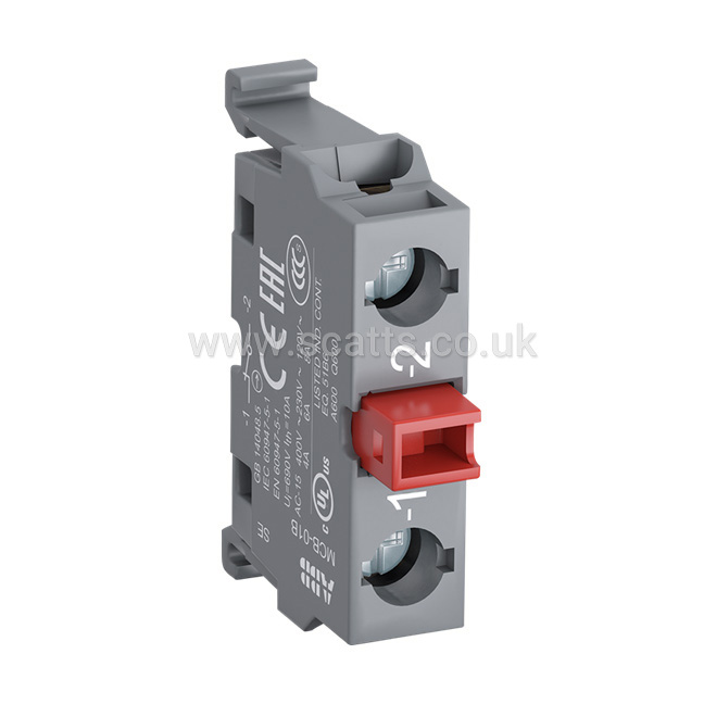 MCB-01B | ABB | 1SFA611610R2010 | REAR MOUNT CONTACT BLOCK 1XN/C