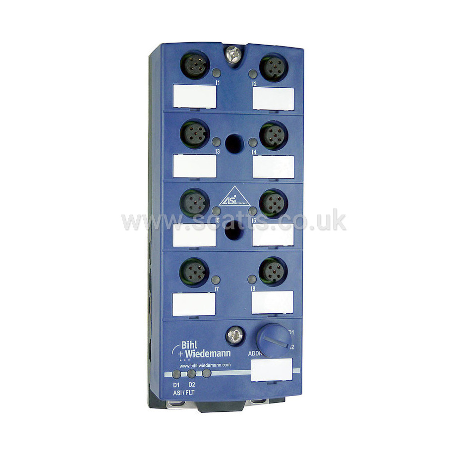 BWU2651 | BIHL & WIEDEMANN | ASI 8CHANNEL DI M12 IP67 MODULE