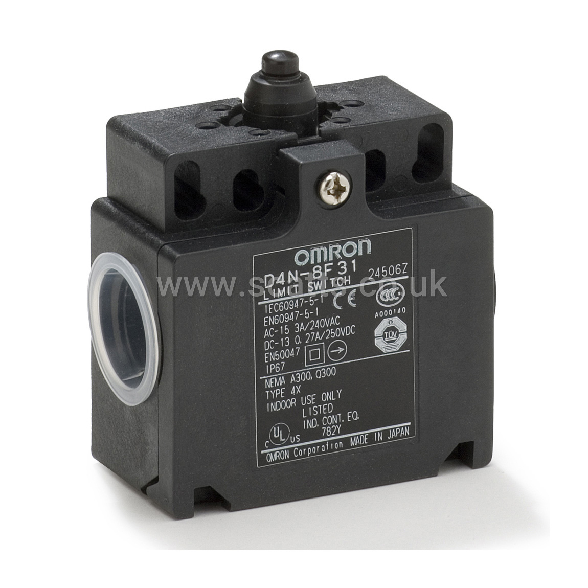 D4N-8131 | OMRON | 170119 / D4N 0042F | LIMIT SWITCH - PLAIN PLUNGER