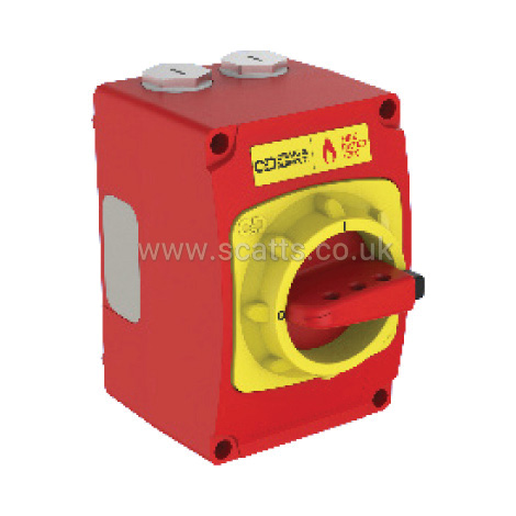 SDDR402 | CRAIG & DERRICOTT | REDCAST ENC (A) ISOLATOR ATOR 40A 2P