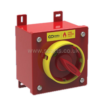 FSDMR0203EB | CRAIG & DERRICOTT | FIRE RATED RED ENC.SW.20A 3P + 2