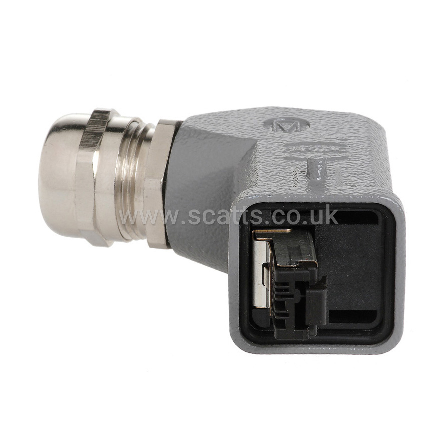 0945-115-1104 | HARTING | 09451151104 | HAN3A RJ45 ANGLED PLUG 4P