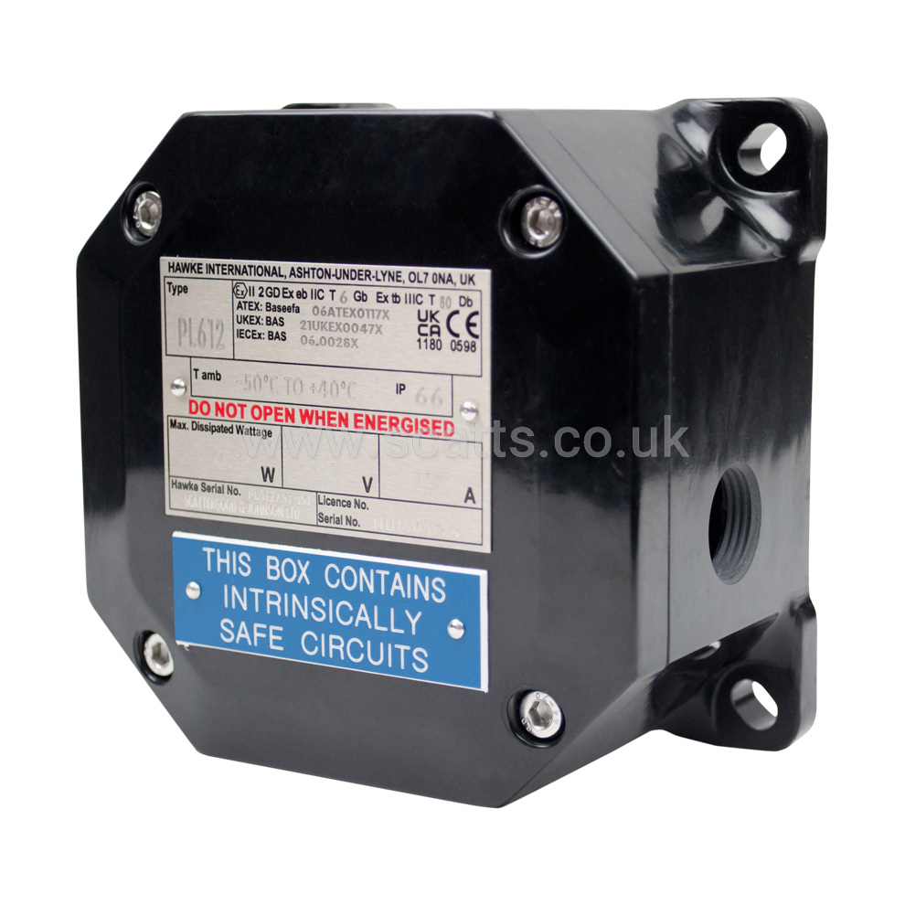 PL612/SJ-IS1 | HAWKE | SERIES PL, PL162 EX TERMINAL BOX - 7 X UT 2.5 ...