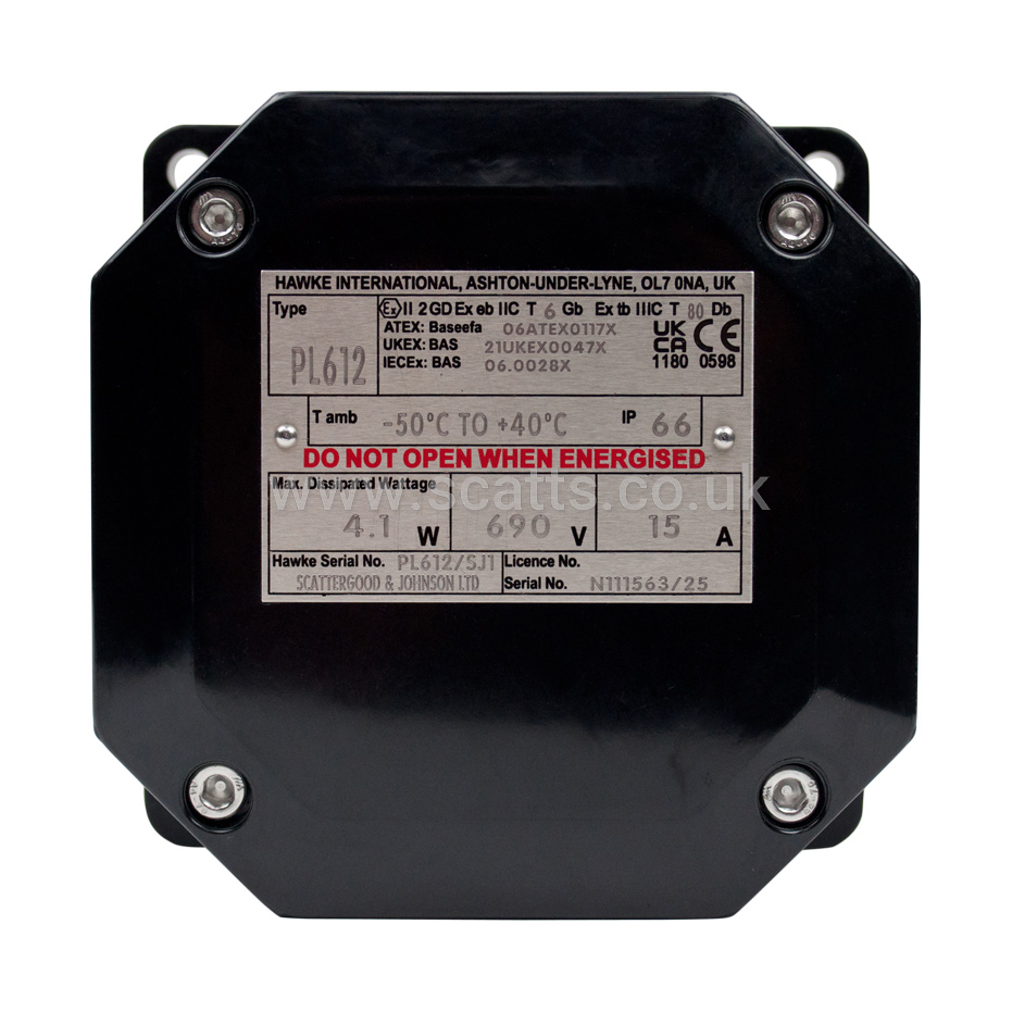 PL612/SJ1 | HAWKE | SERIES PL, PL612 EX TERMINAL BOX - 8 X UT 2.5 + 2PE ...