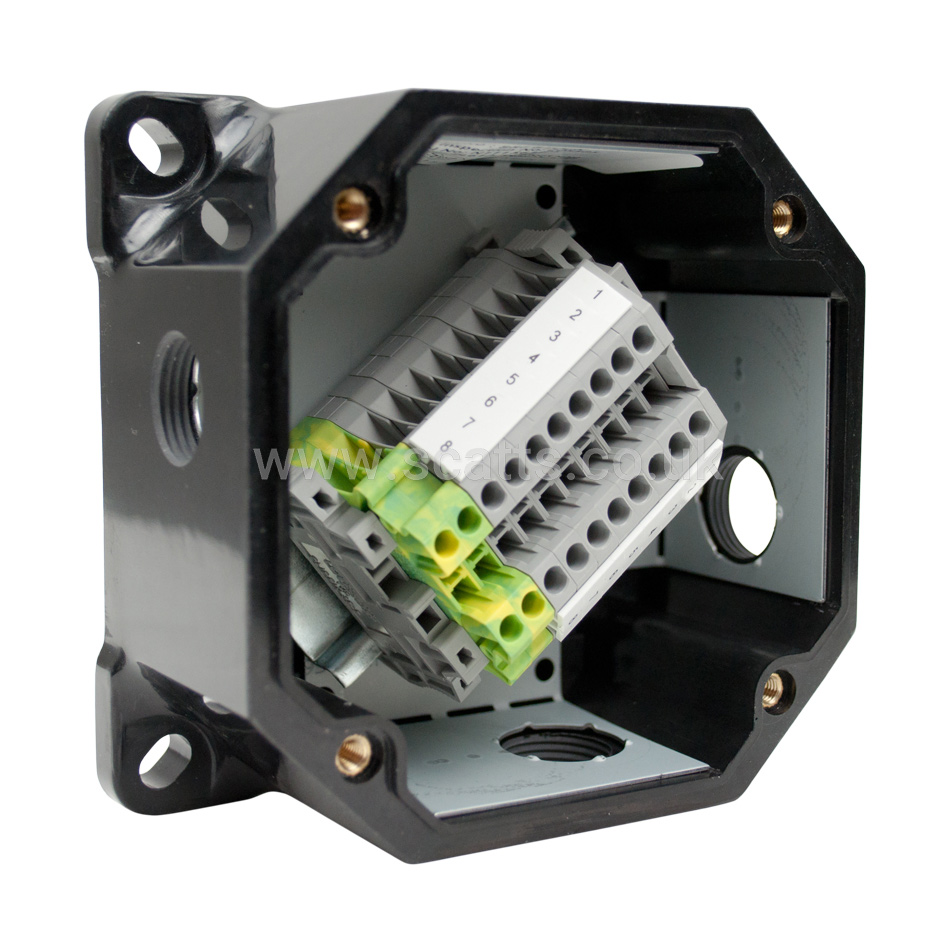 PL612/SJ1 | HAWKE | SERIES PL, PL612 EX TERMINAL BOX - 8 X UT 2.5 + 2PE ...