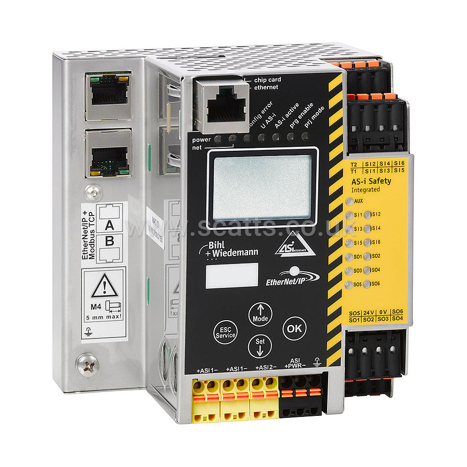 BWU2821 | BIHL & WIEDEMANN | MODBUS TCP GATEWAY + SAFETY MON.