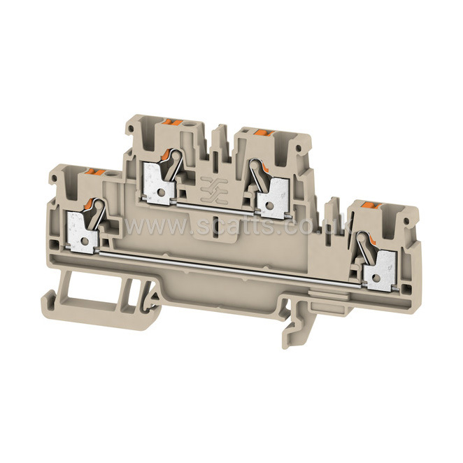 1547610000 | WEIDMULLER KLIPPON | A2T 2.5 | A2T2.5 BEIGE 2XLEVEL TERM. (50)