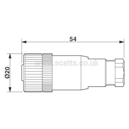1681486 | PHOENIX CONTACT | SACC-M12FS-5CON-PG9-M | M12F-A STR. 5P SCREW CONNECTOR
