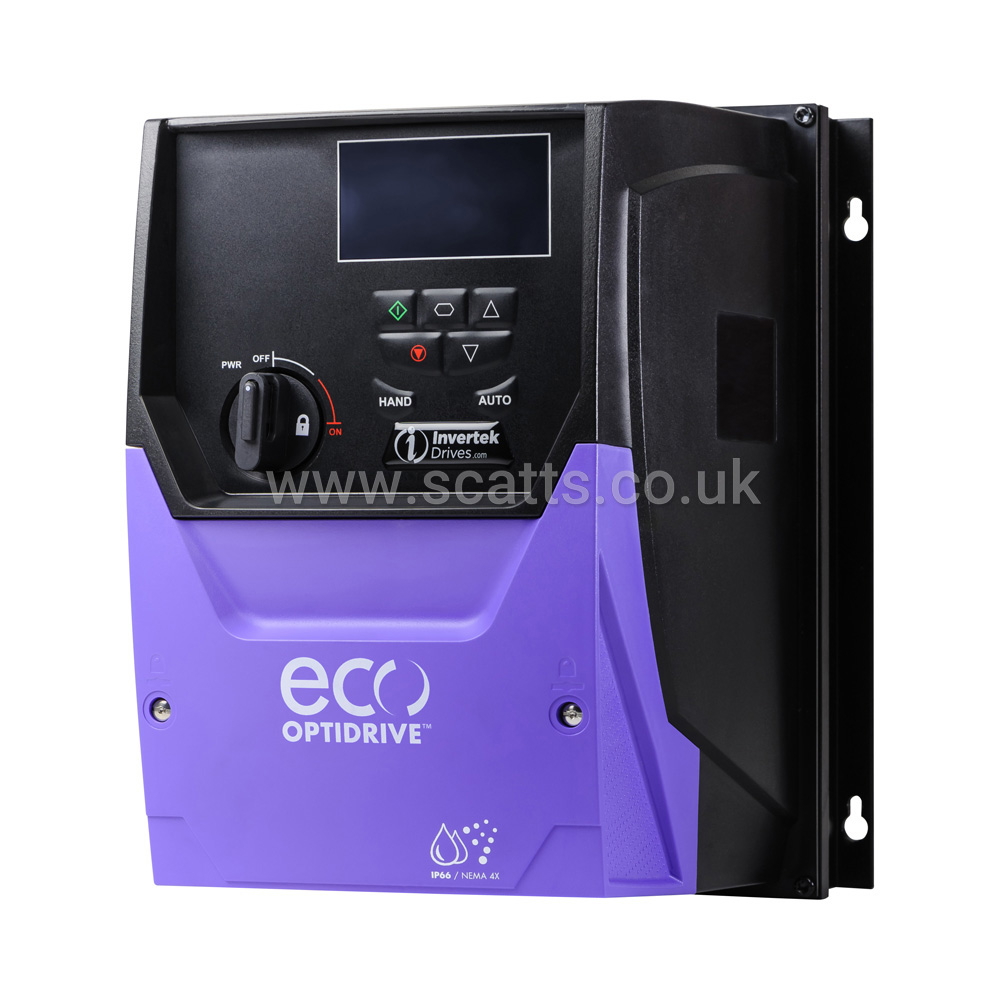 ODV-3-240041-3F1D-TN | INVERTEK DRIVES | 1.5KW 4.1A IP66 400V 3-3PH VSD