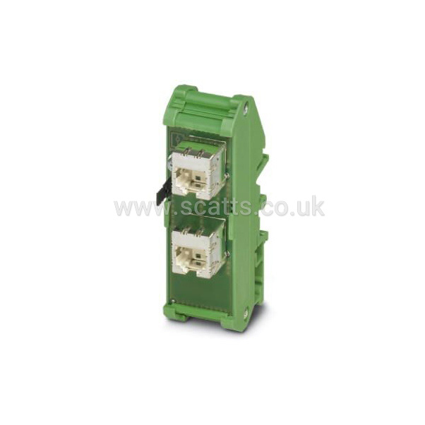 2901646 | PHOENIX CONTACT | FL-PP-RJ45/RJ45 | RJ45 1:1 PATCH RAIL MOUNT ...