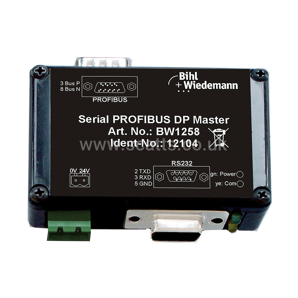 BW1258 | BIHL & WIEDEMANN | AS-I SERIAL PROFIBUS DP MASTER