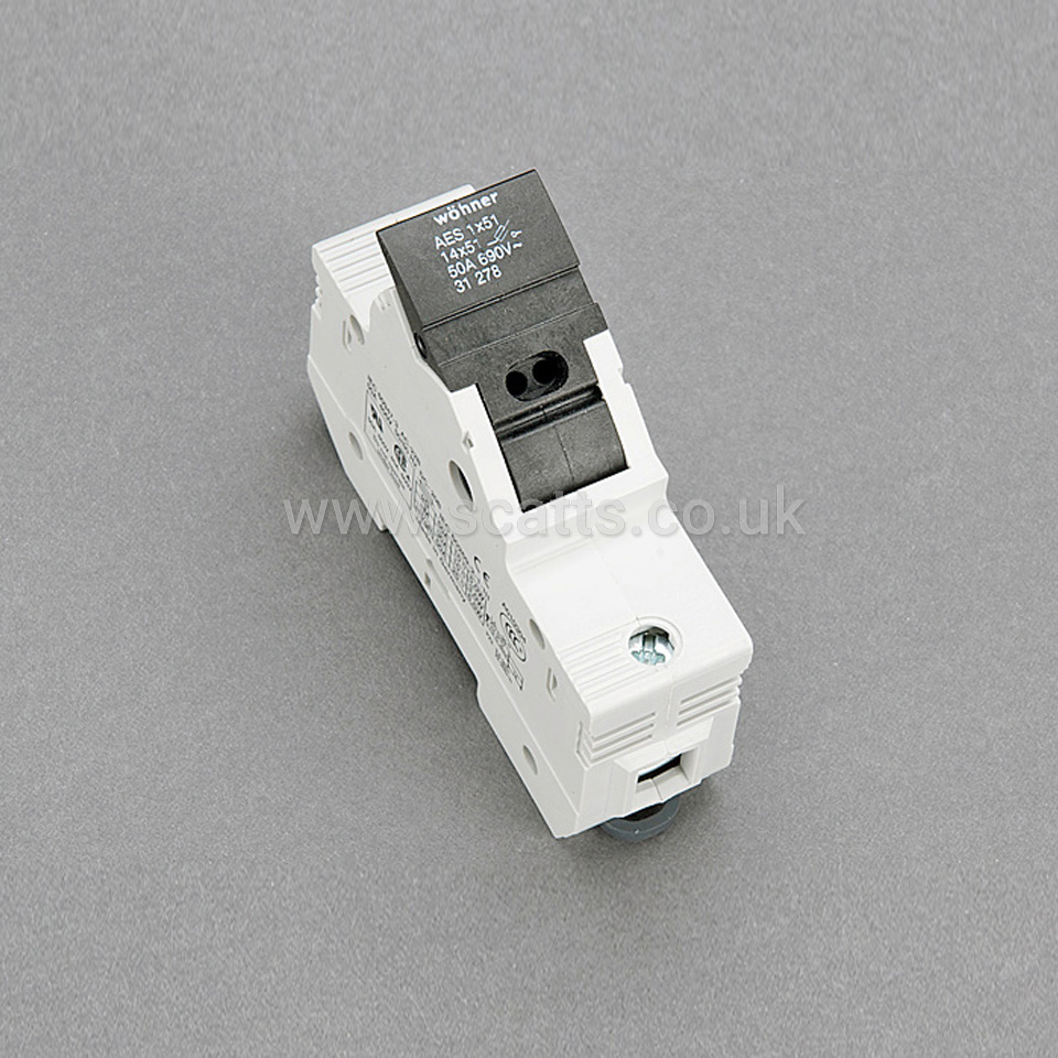 31278 | WOHNER | 31278 | AMBUS SP 14X51GR FUSEHOLDER