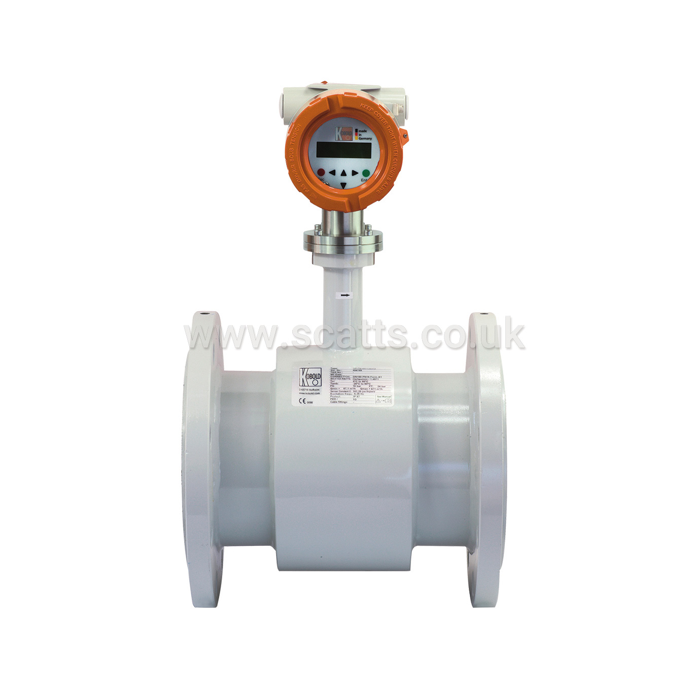 DMH-1-C1F-H10-A-2-3 | KOBOLD INSTRUMENTS | DMH ELECTROMAGNETIC FLOW METER 556-11183L/MIN. DN150 ...