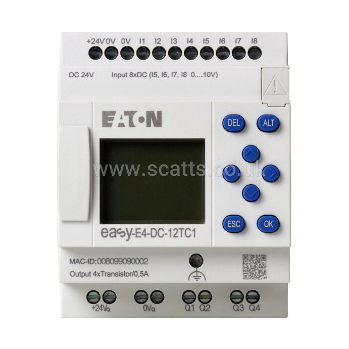 EASY-E4-DC-12TC1 | EATON MOELLER ELECTRIC | 197213 | EASY-E4 + DISPLAY ...