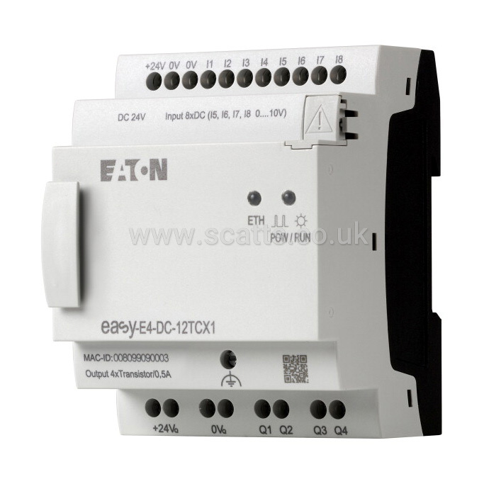 EASY-E4-DC-12TCX1 | EATON MOELLER ELECTRIC | 197214 | EASY-E4 (BLANK ...