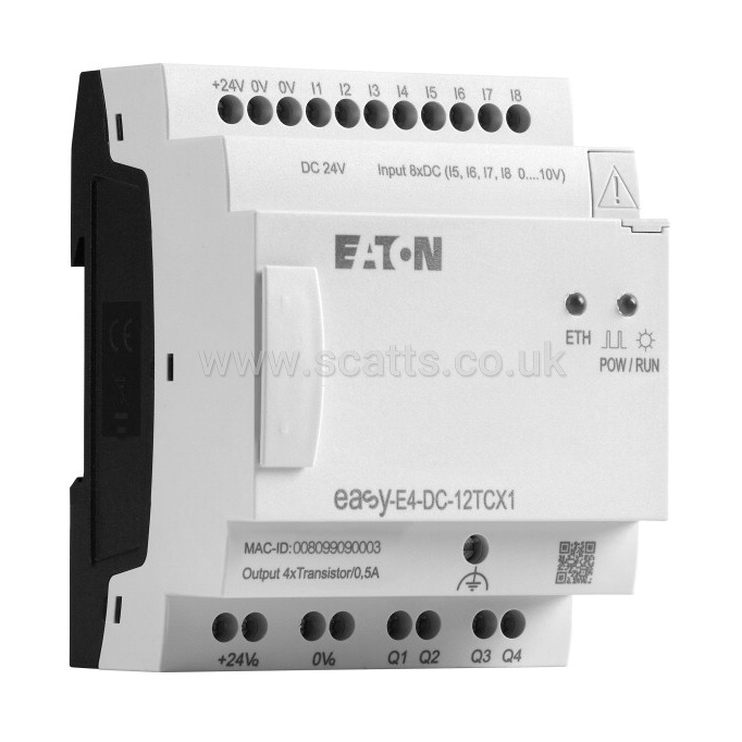 EASY-E4-DC-12TCX1 | EATON MOELLER ELECTRIC | 197214 | EASY-E4 (BLANK ...