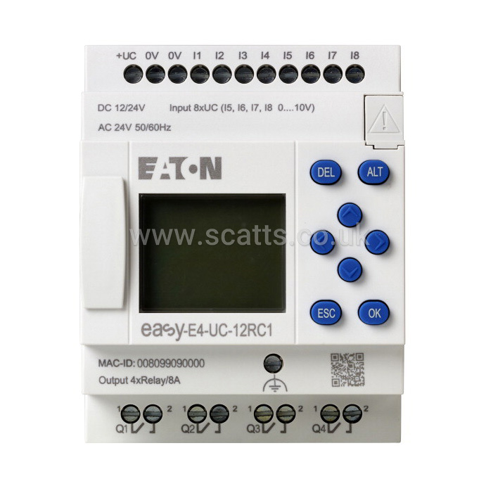 EASY-E4-UC-12RC1 | EATON MOELLER ELECTRIC | 197211 | EASYE4 + DISPLAY ...