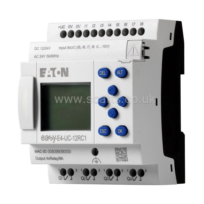 EASY-E4-UC-12RC1 | EATON MOELLER ELECTRIC | 197211 | EASYE4 + DISPLAY ...