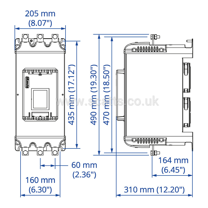 VMX-SGY-303-4-01 | MOTORTRONICS | SYNERGY SOFT START 160KW 302A