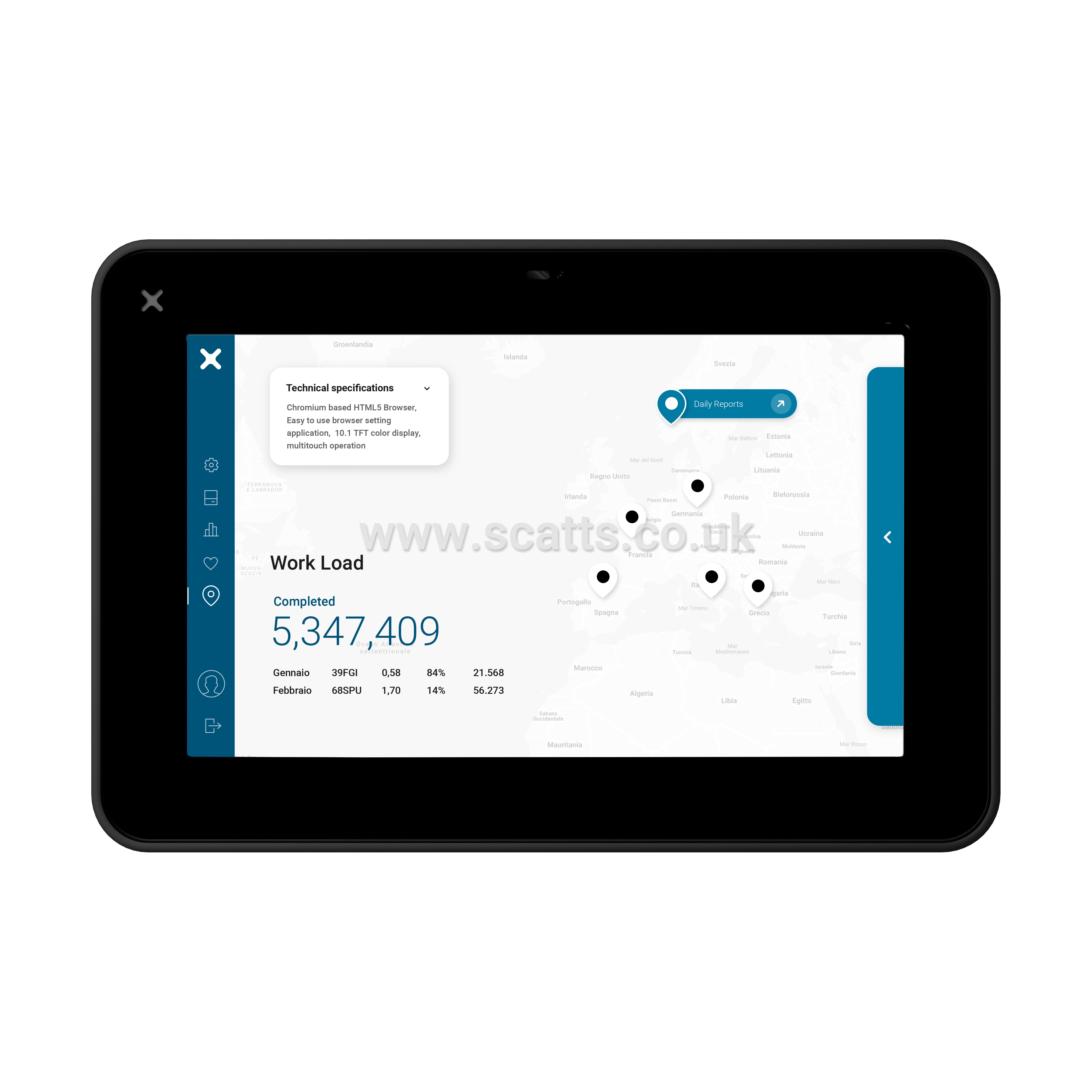 JSMART707 | EXOR INTERNATIONAL | +JS707BB1U5P1 | JSMART 700 SERIES, 32 ...