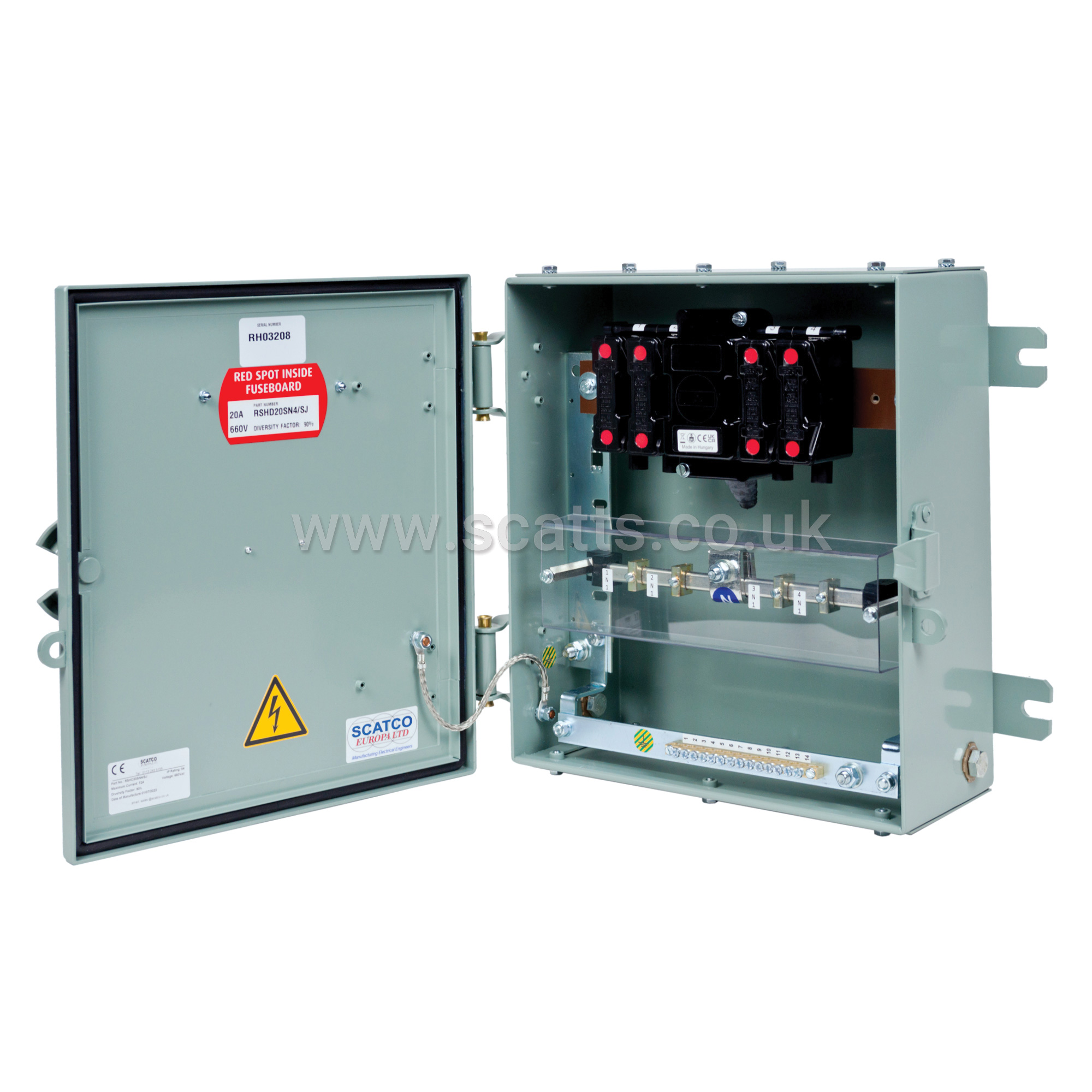 RSHD20SN4+6MM/SJ | RED SPOT INSIDE | HD 20A REDSPOT 4W SPN +GP DB