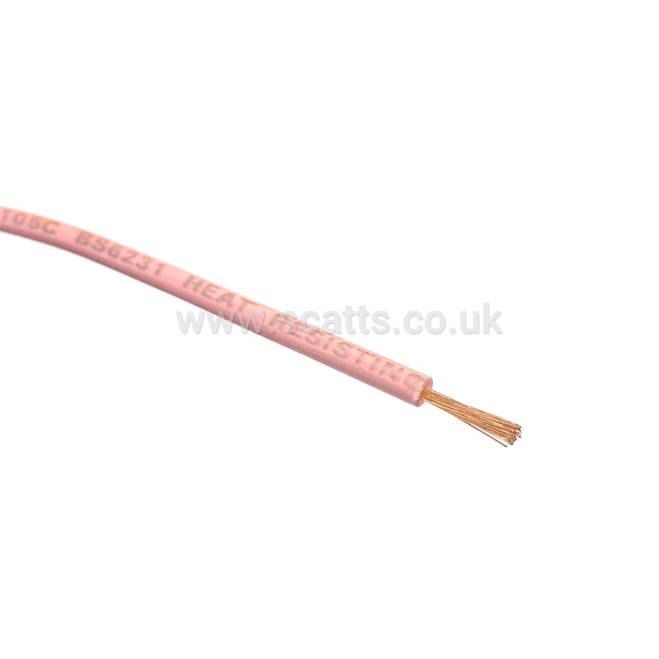 6.0PNK/100M/R | CLYNDER | TRI-RATED CABLE, 6.0 MM², SINGLE CORE, BS ...
