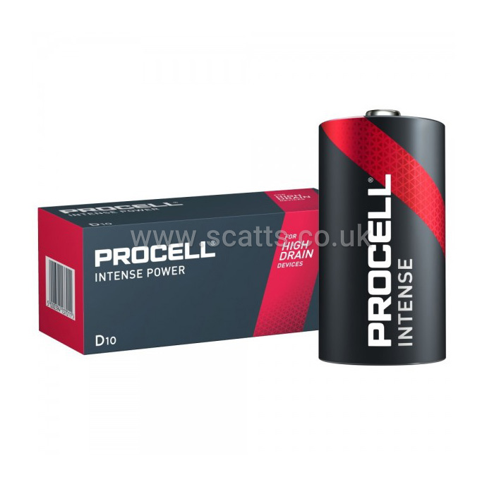 PX1300/PK | DURACELL | SIZE D INTENSE 1.5VCELL (PK10)