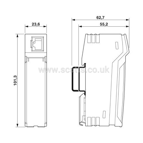 2703019 | PHOENIX CONTACT | PP-RJ-IDC | RJ45-IDC CONNECT PATCH PANEL