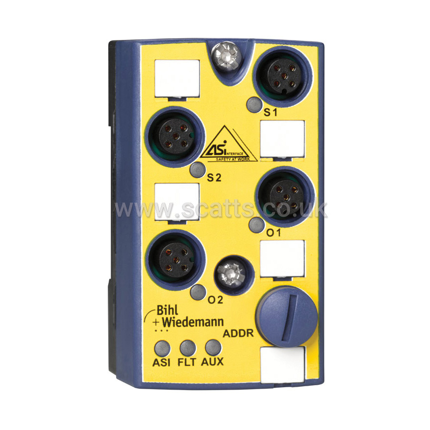 BWU2284 | BIHL & WIEDEMANN | SAFETY MODULE IP67 M12 1SI/2DO
