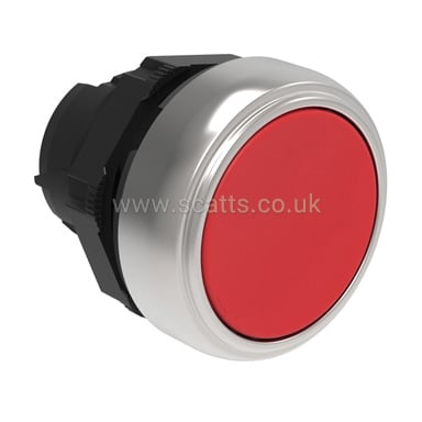 LPCB104 | LOVATO ELECTRIC LTD | RED FLUSH PUSH-BUTTON
