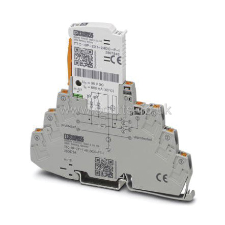 2906794 | PHOENIX CONTACT | TTC-6P-2X1-F-M-24DC-PT-I | SURGE PROTECTION ...