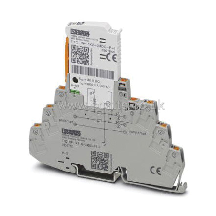 2906750 | PHOENIX CONTACT | TTC-6P-1X2-M-24DC-PT-I | SURGE PROTECTION ...