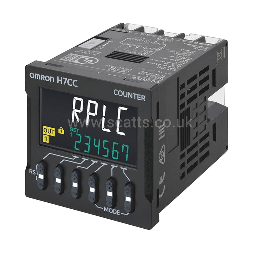 H7CC-AWSD | OMRON | 700362 / H7CC7020C | COUNTER 6 DIGIT (TRANSISTOR ...