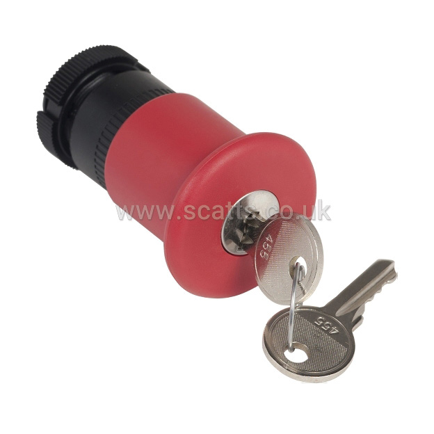 ZA2BS944 | SCHNEIDER TELEMECANIQUE | EMERGENCY STOP 40MM KEY REL.