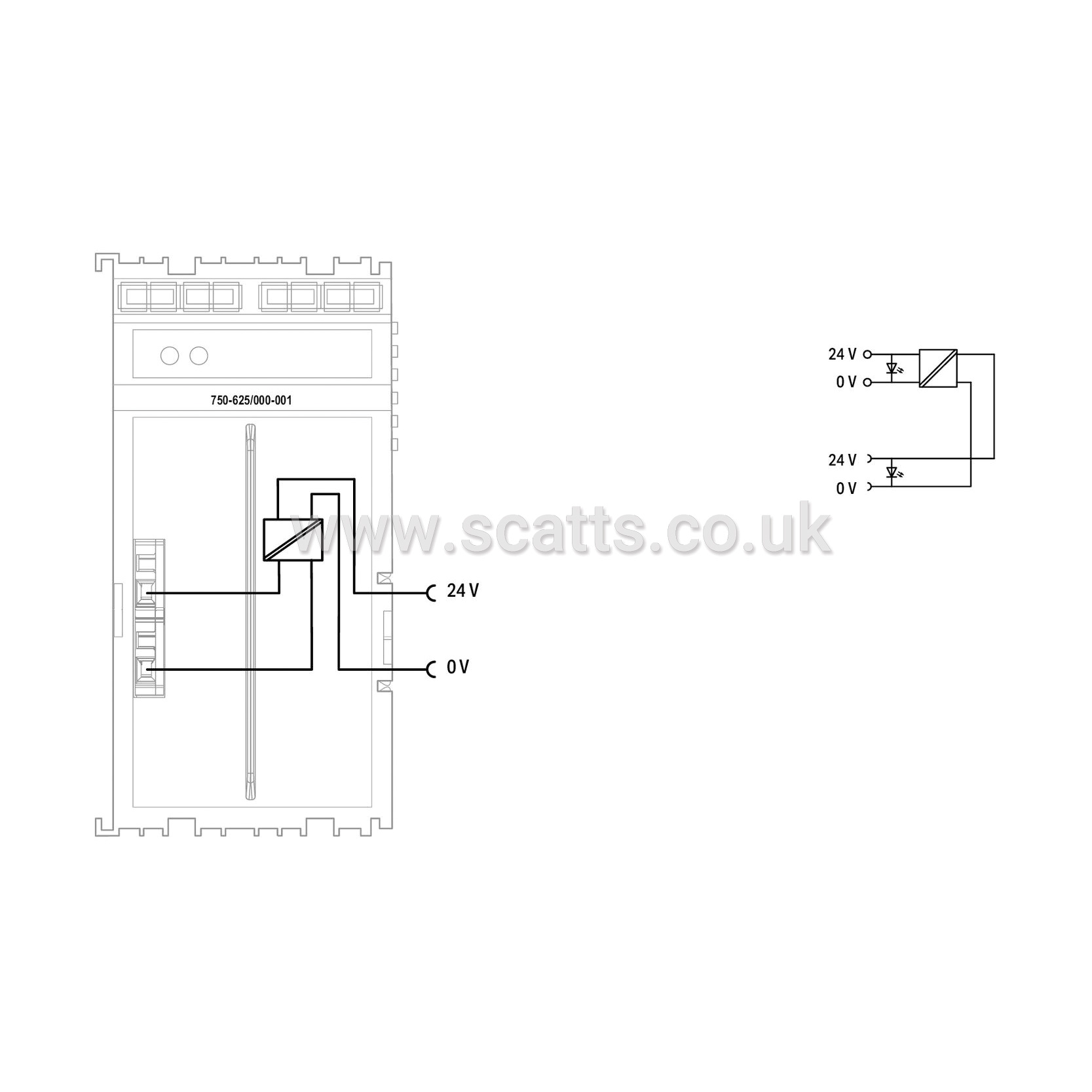 750-625/000-001 | WAGO | POWER SUPPLY 24VDC I.S.