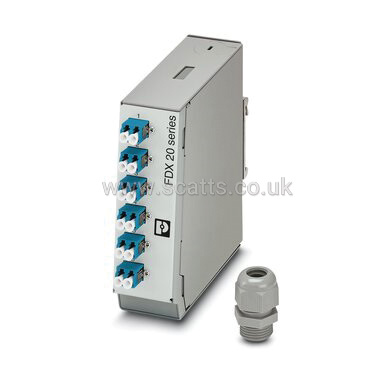 1019711 | PHOENIX CONTACT | FOC-FDX20-PP-LCD6-OSP-PT9 | DIN RAIL SPLICE ...