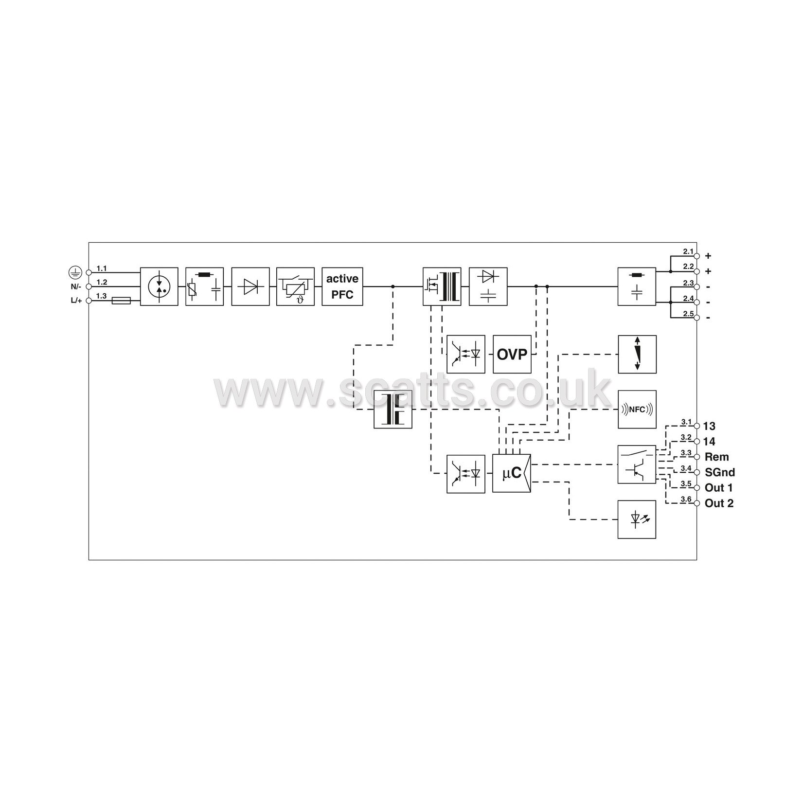 2904603 | PHOENIX CONTACT | QUINT4-PS/1AC/24DC/40 | QUINT 4(+NFC) PSU ...