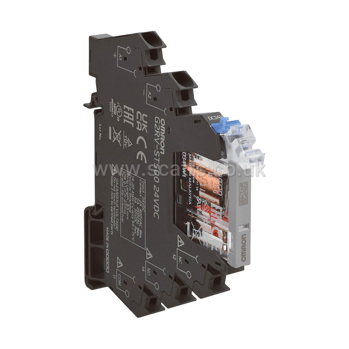 G2RV-ST500/DC024 | OMRON | 708536 / G2RV8208E | 6MM RELAY&BASE (PUSH-IN ...