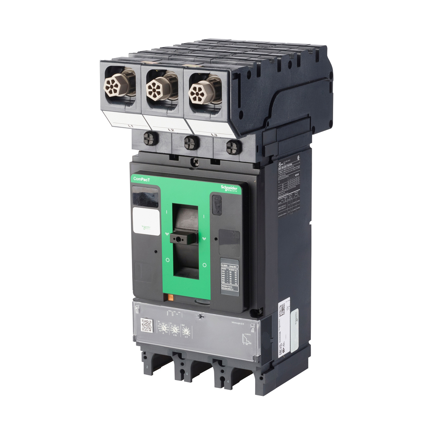 PP44003X | SCHNEIDER MERLIN GERIN | 400A TRIPLE POLE PANEL BOARD MCCB