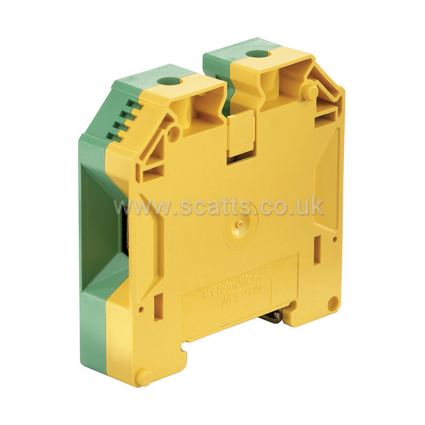 1846040000 | WEIDMULLER KLIPPON | WPE 50N | WPE50N G/Y EARTH TERMINAL (10)