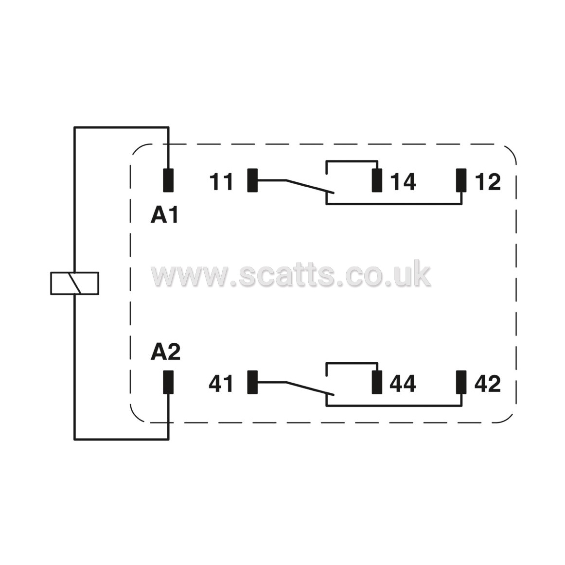 2907051/DC024 | PHOENIX CONTACT | REL-IR2/24DC/2X21 / 2907051 | RIF-2 8 ...