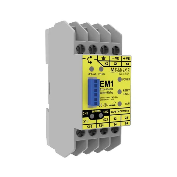 EM1-24VDC | MECHAN CONTROLS | 330.005 | EXPANDABLE SAFETY RELAY