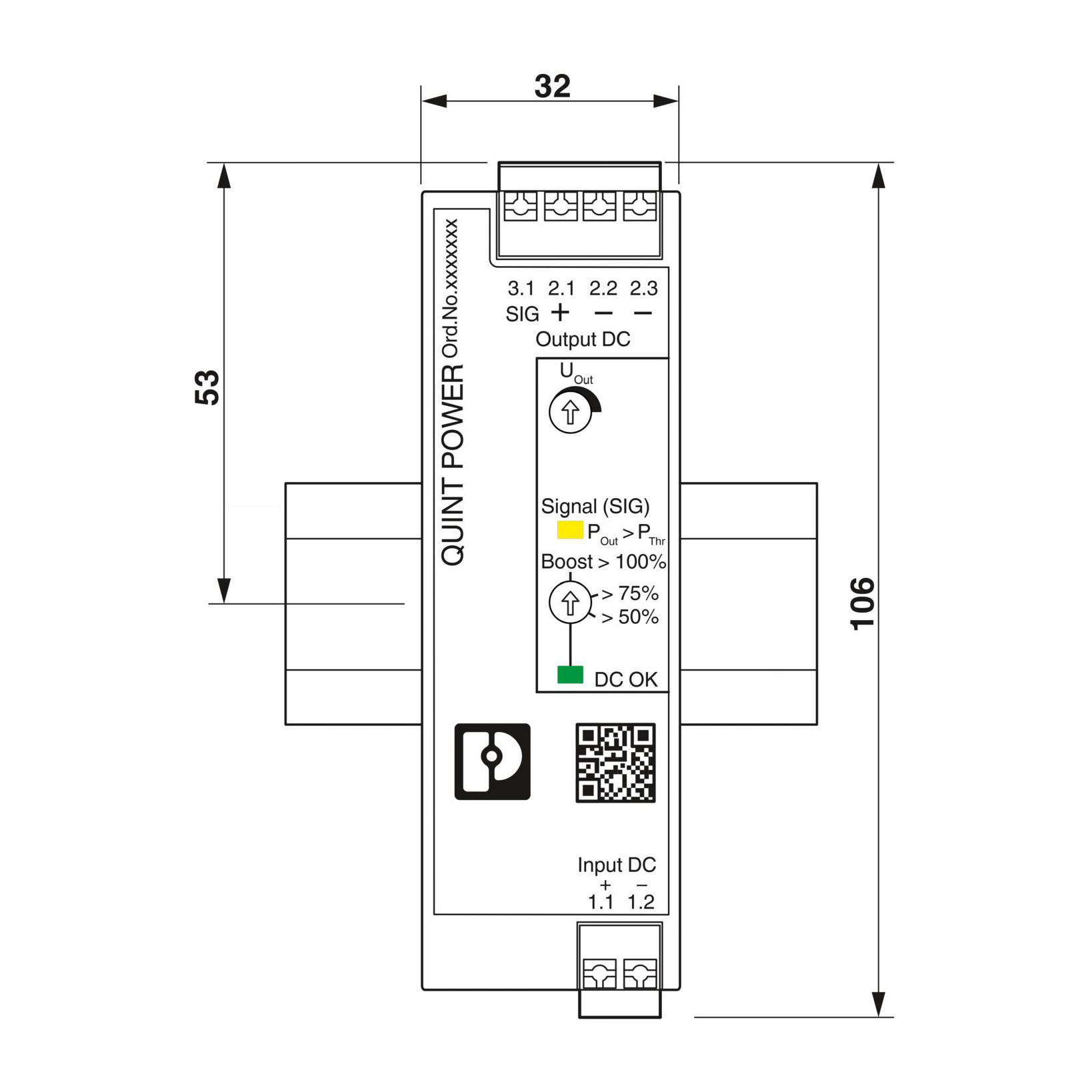 1066708 | PHOENIX CONTACT | QUINT4-PS/48-110DC/24DC/2.5/PT | QUINT 48 ...